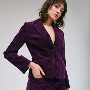 Halogen | Jackets & Coats | Halogen Courderoy Purple Professional Work ...